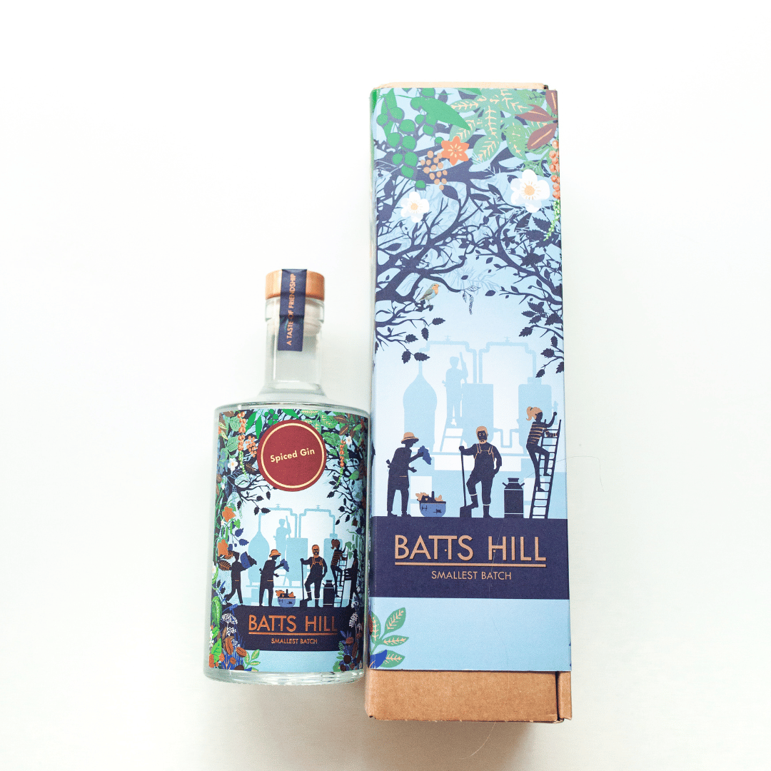 Batts Hill Smallest Batch Surrey Spice Gin 70cl Gift Box – Batts Hill ...
