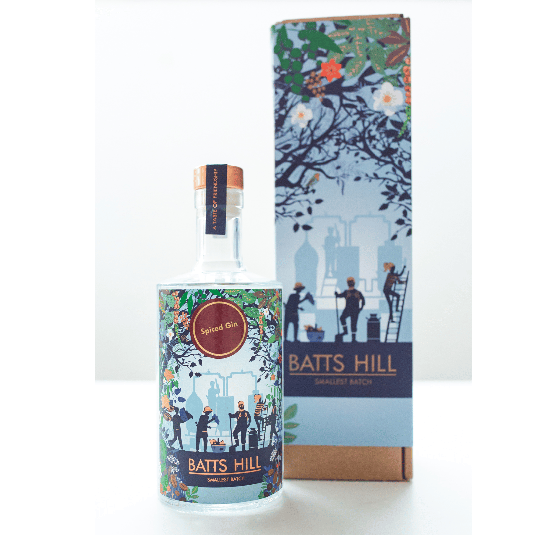 Batts Hill Smallest Batch Surrey Spice Gin 70cl Gift Box – Batts Hill ...